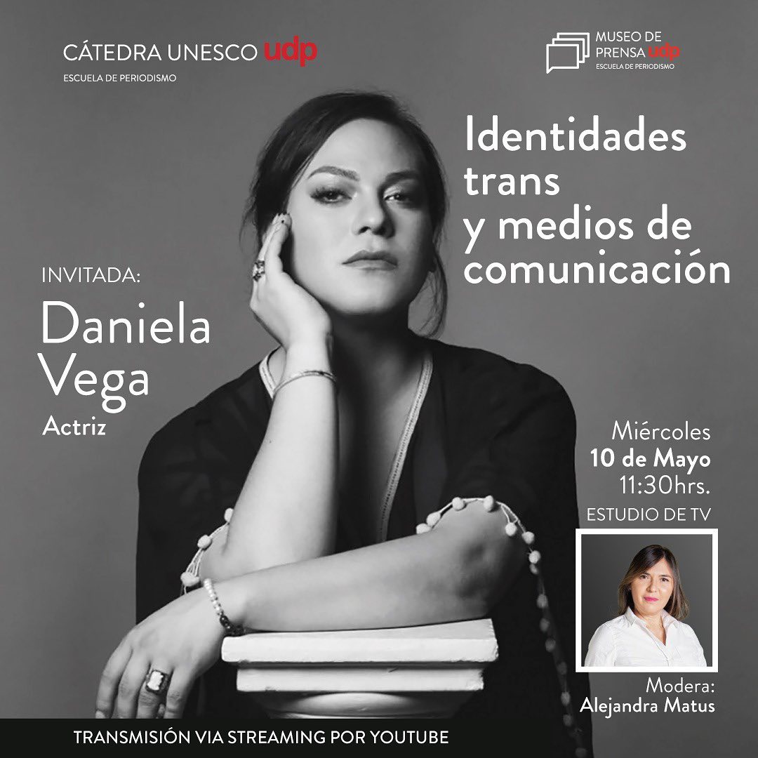 Cátedra Unesco UDP: Daniela Vega, actriz chilena – Facultad de Comunicación y Letras UDP