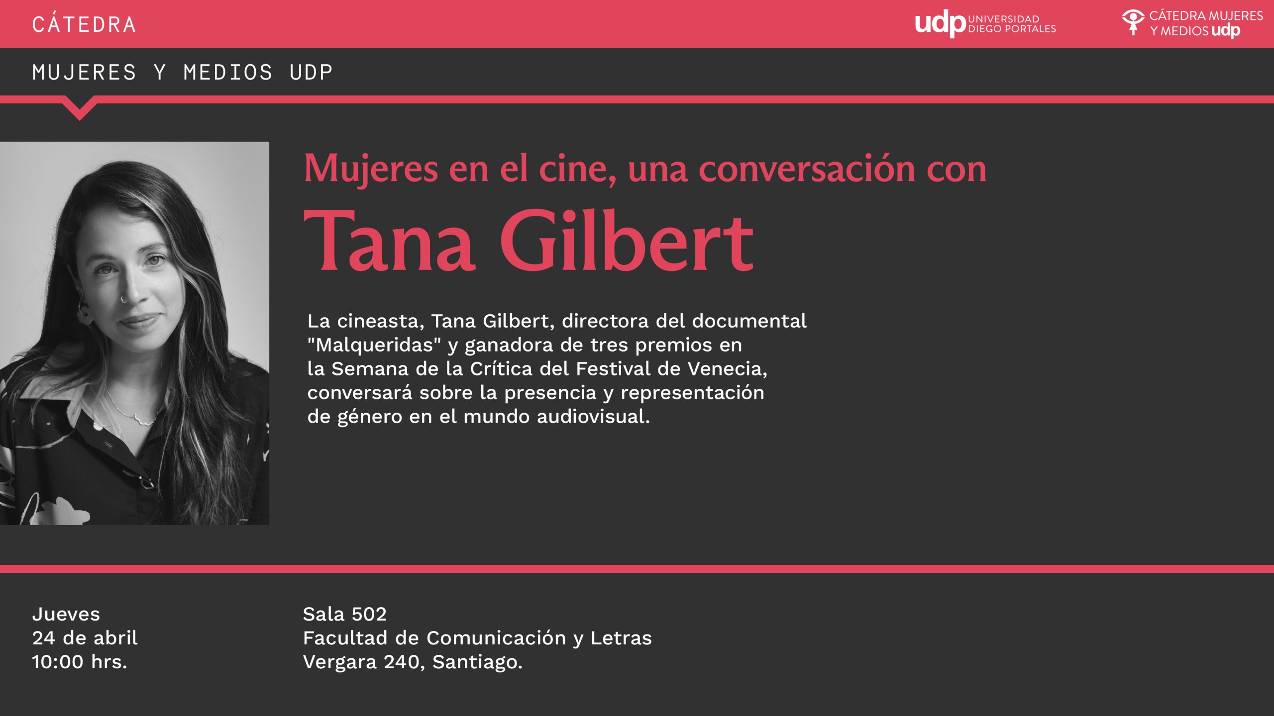 Cátedra Mujeres y Medios UDP: Mujeres en el cine, una conversación con ...